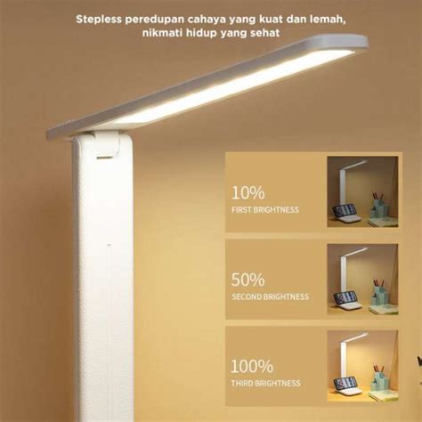 Promo Lampu Led Meja Belajar Lampu Meja Led Lipat Baca Terbaik Diskon Di Seller Ghanim Jaya