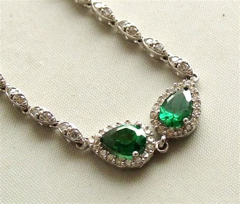 Wit Gouden Smaragd Sieraden Set Kopen Sieraden Set Christian