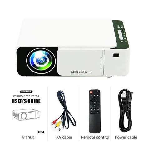 Mini Led Projector Wifi Wireless Mirror Phone Miracast 1080p Lcd Video