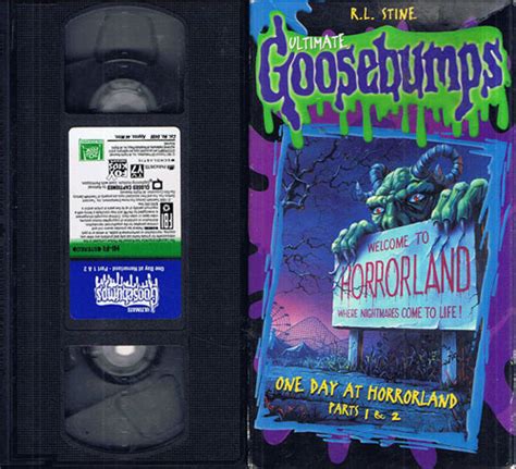 VHS Dreams R L Stine Goosebumps One Day At Horrorland