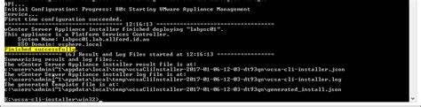VSphere CLI VCSA External Deployment Walkthrough Matt Allford