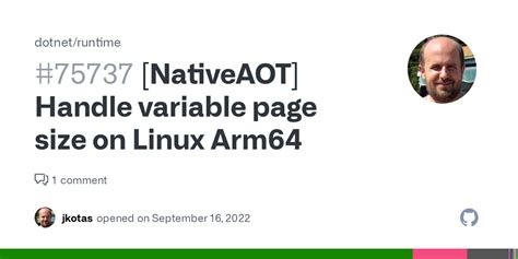 NativeAOT Handle Variable Page Size On Linux Arm64 Issue 75737