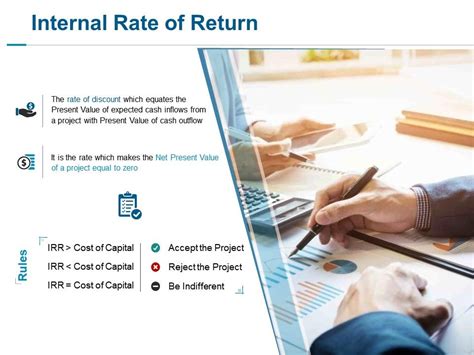 Internal Rate Of Return Ppt Slides Example Graphics Presentation Background For PowerPoint