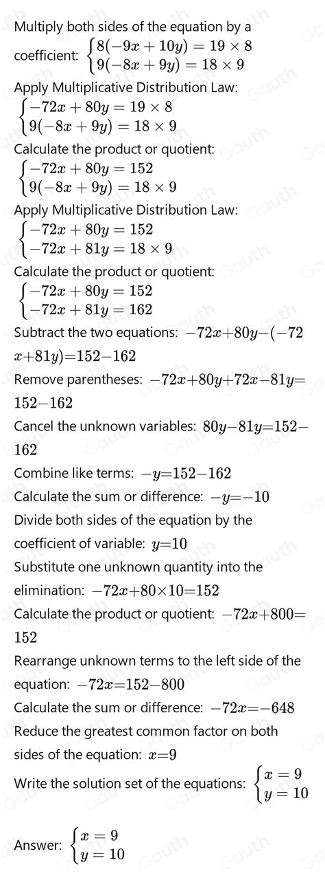 Solved Solve X Y X Y Math