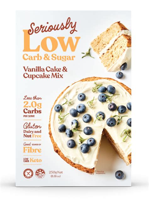 Seriously Low Carb Vanilla Cake And Cupcake Mix