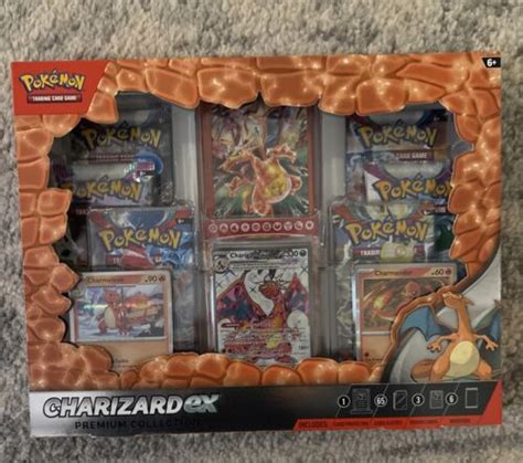 Pokémon TCG Charizard ex Premium Collection Box 6 Packs 820650873232