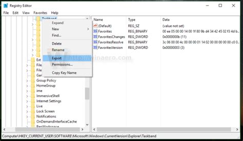 How To Backup And Restore Taskbar Pinned Apps In Windows 10