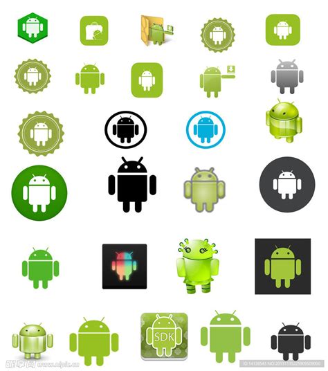 Android图标设计图 PSD分层素材 PSD分层素材 设计图库 昵图网