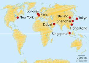 Décrypter 70 imagen carte des grandes métropoles mondiales fr
