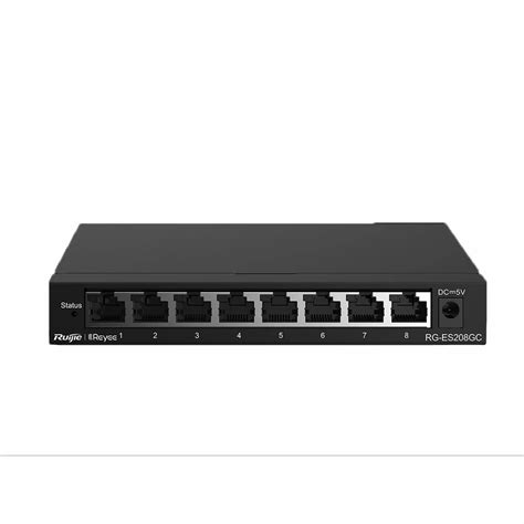 Ruijie Rg Es208g Network Switches Lan Capable Black At ₹ 8000piece