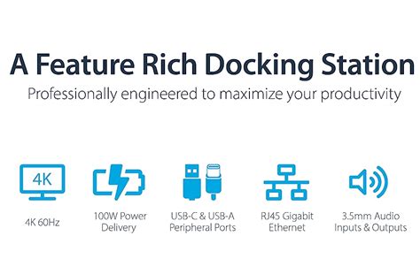 Usb C Triple Monitor Docking Station For Macbook Pro Air M1 M2 M3 M4 And Windows Taa