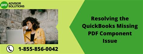 How To Eliminate Quickbooks Pdf Component Missing Issue Yoors