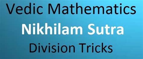 1 Nikhilam Sutra Shortcut Method To Multiply Numbers Mathlearners