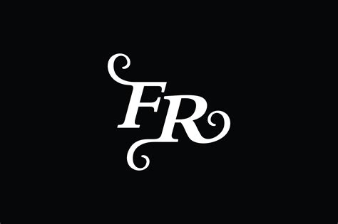 Monogram Fr Logo V Afbeelding Door Greenlines Studios Creative Fabrica