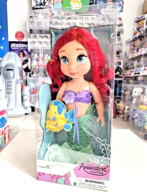 BAMBOLA ARIEL COLLEZIONE Disney Animators Figure La Sirenetta