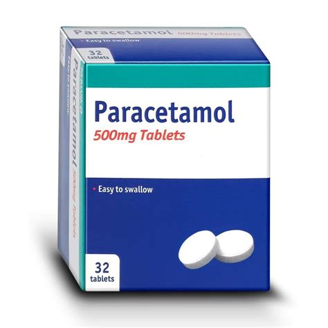 Paracetamol Tablets 500mg 32 Tablets Chemist 4 U
