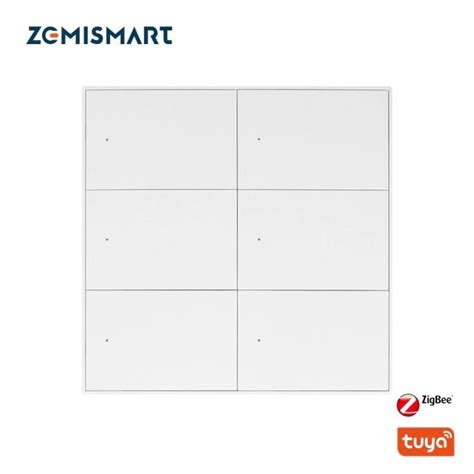 zemismart tuya zigbee 4 gang with scene switch 6 gangs wall light