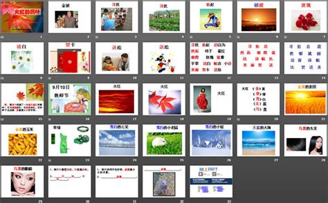 火红的枫叶PPT课件2 第一PPT