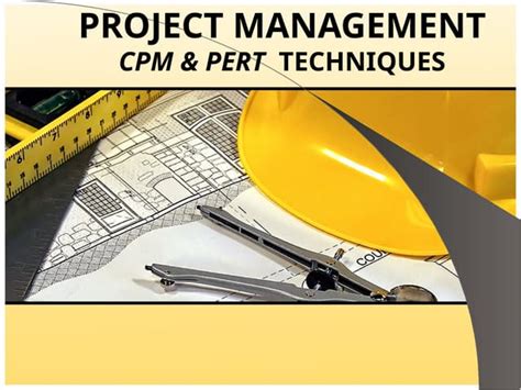 Cpm And Pert Network Diagram Pptx