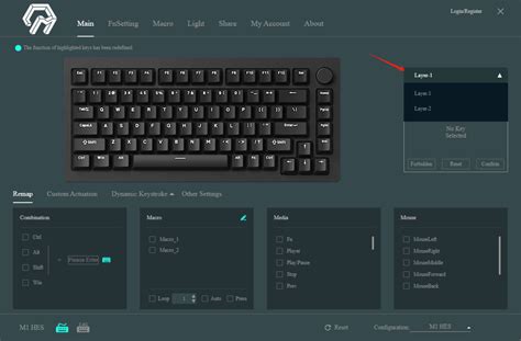 Switching Between Layers On 75 Layout MonsGeek HE Magnetic Keyboards