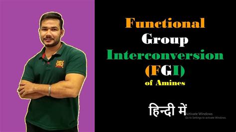 FGI Lecture Functional Group Interconversion In Retrosynthesis FGI Of Amines YouTube