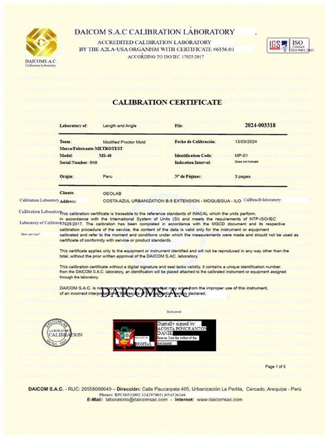 2024 003318 Fd Modified Proctor Mold Certificate R Pdf