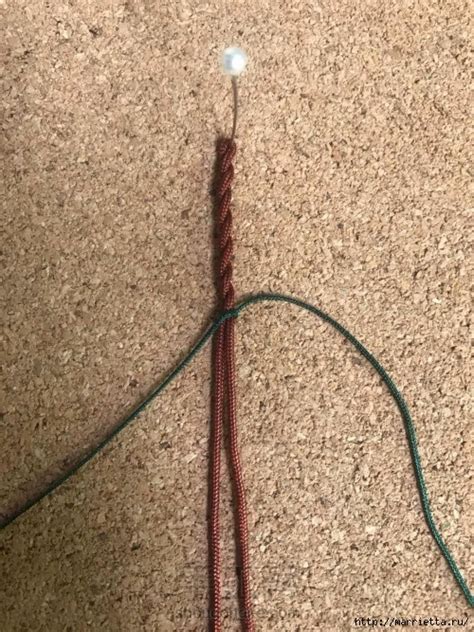 Узкие браслетики в технике макраме Мастер класс