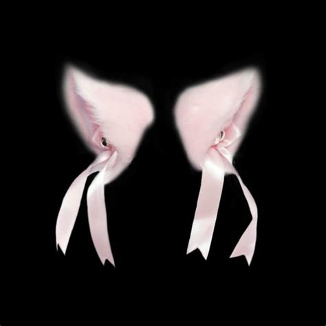 Cute Cat Ears Png Pink
