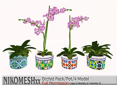 second life marketplace nikomesh full permission orchid pack