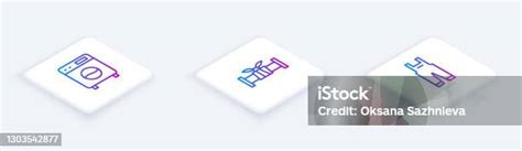 등분성 라인 와셔 산업 금속 파이프 및 작업 바지를 설정합니다 흰색 정사각형 버튼 벡터 3차원 형태에 대한 스톡 벡터 아트 및 기타 이미지 Istock