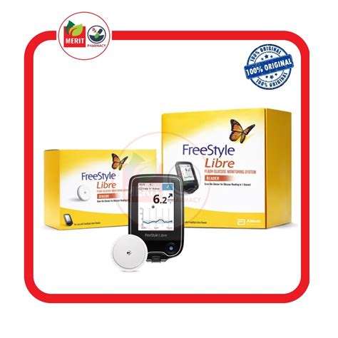 Freestyle Libre Glucose Monitoring System Reader Sensor Reader