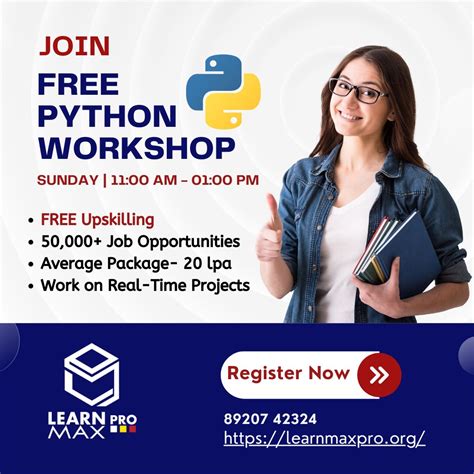 join our free python workshop for tech professionals learnmaxpro posted on the topic linkedin