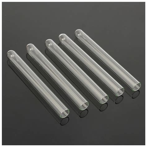5 Pcs 100 Mm Pyrex Glass Blowing Tubes 4 Inch Long Thick Wall Test Tube