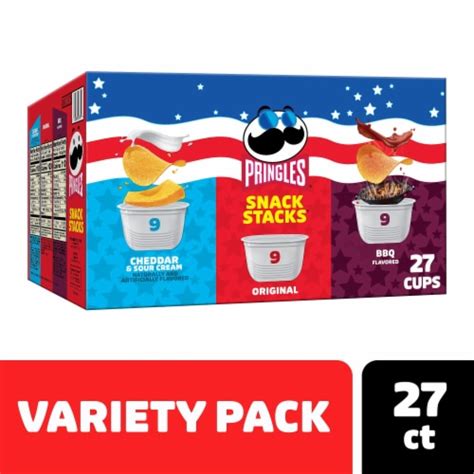 Pringles® Snack Stacks Potato Crisps Chips Variety Pack 27 Ct 072