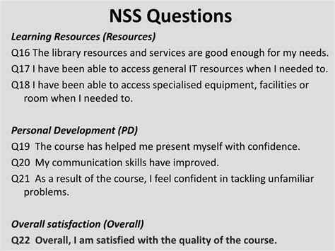 Ppt Insights Into Interpreting The Nss Powerpoint Presentation Free