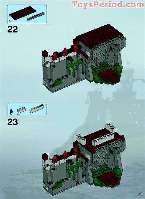 Lego 7097 Trolls Mountain Fortress Instructions And Parts List