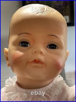 Vintage Ideal Bye Bye Playpal Baby Sleepy Eyes Molded Hair Vinyl Baby Dolls