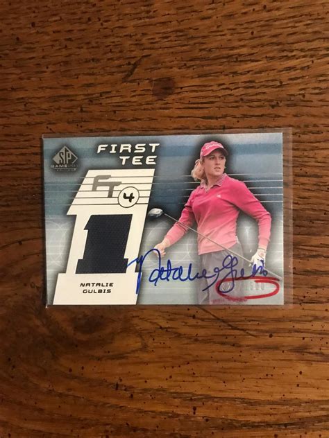 Natalie Gulbis Autograph 2003 Upper Deck Sp Golf Card 5750 Etsy