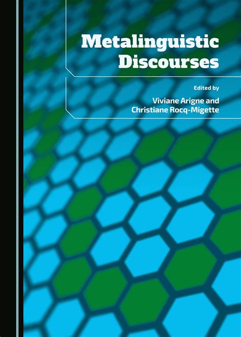 Metalinguistic Discourses Cambridge Scholars Publishing