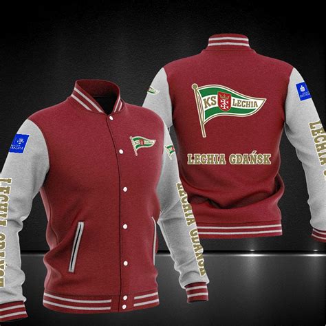 Lechia Gda Sk Baseball Jacket 1751 Weesti