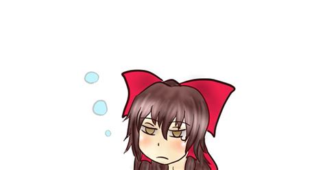 東方お題ッター レイヴんさんの今日のお題は、寝起きの霊夢です！ レイヴんのイラスト Pixiv
