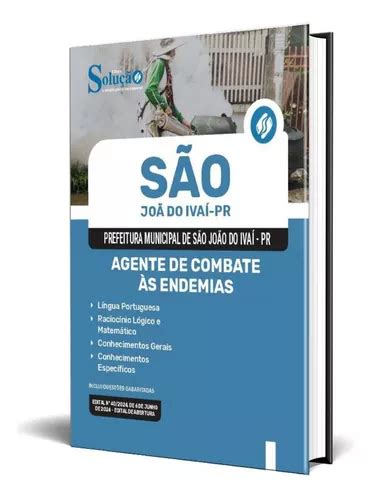 Apostila Prefeitura São João Do Ivaí Pr 2024 Agente Combate