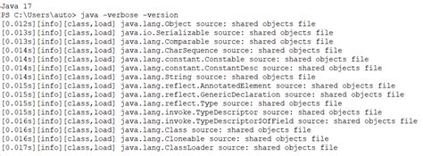 Jython How To Get Jre Root Path For Java 17 Using Java Verbose