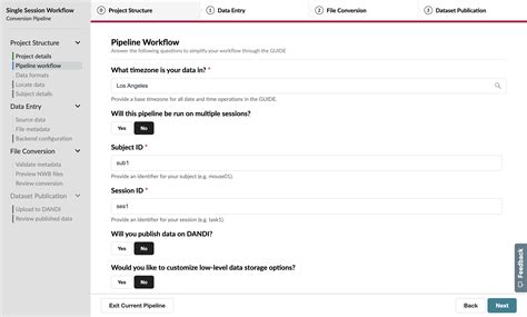 Converting A Single Session — Nwb Guide 105 Documentation
