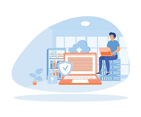 Premium Vector Hackers Stealing Personal Data Flat Vector Modern