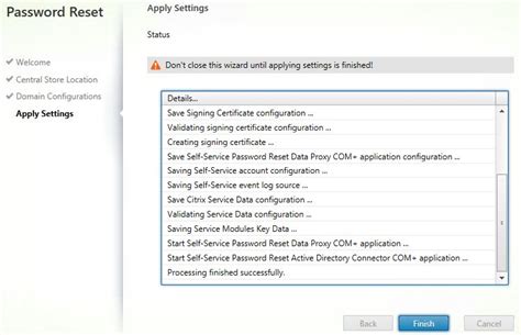 Citrix Self Service Password Reset