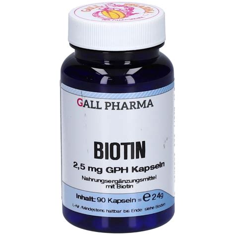 Biotin Mg Gph Kapseln St Shop Apotheke