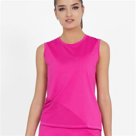 Sofia Tank Sustainable Womens Tennis Athletic Pink