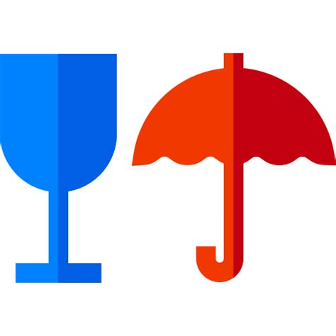 Fragile Basic Straight Flat Icon