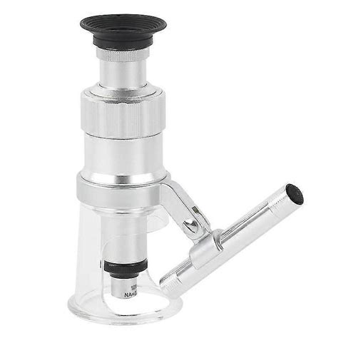 40x 60x 100x Portable Microscope Scale Measurement Eyepiece Led Light